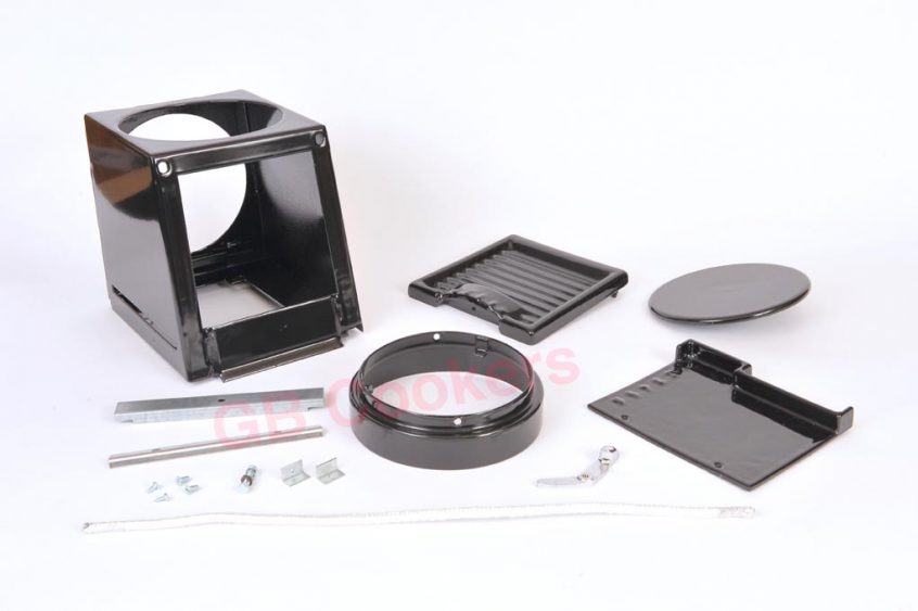 COMPLETE METAL FLUE BOX New Type (enamelled) (Nouvelle) | GB Cooker ...