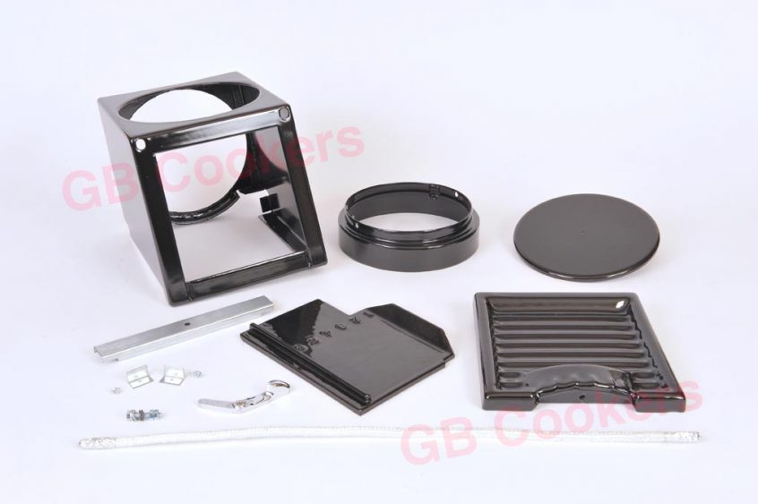 COMPLETE METAL FLUE BOX Old Type (enamelled) (Supreme) | GB Cooker ...